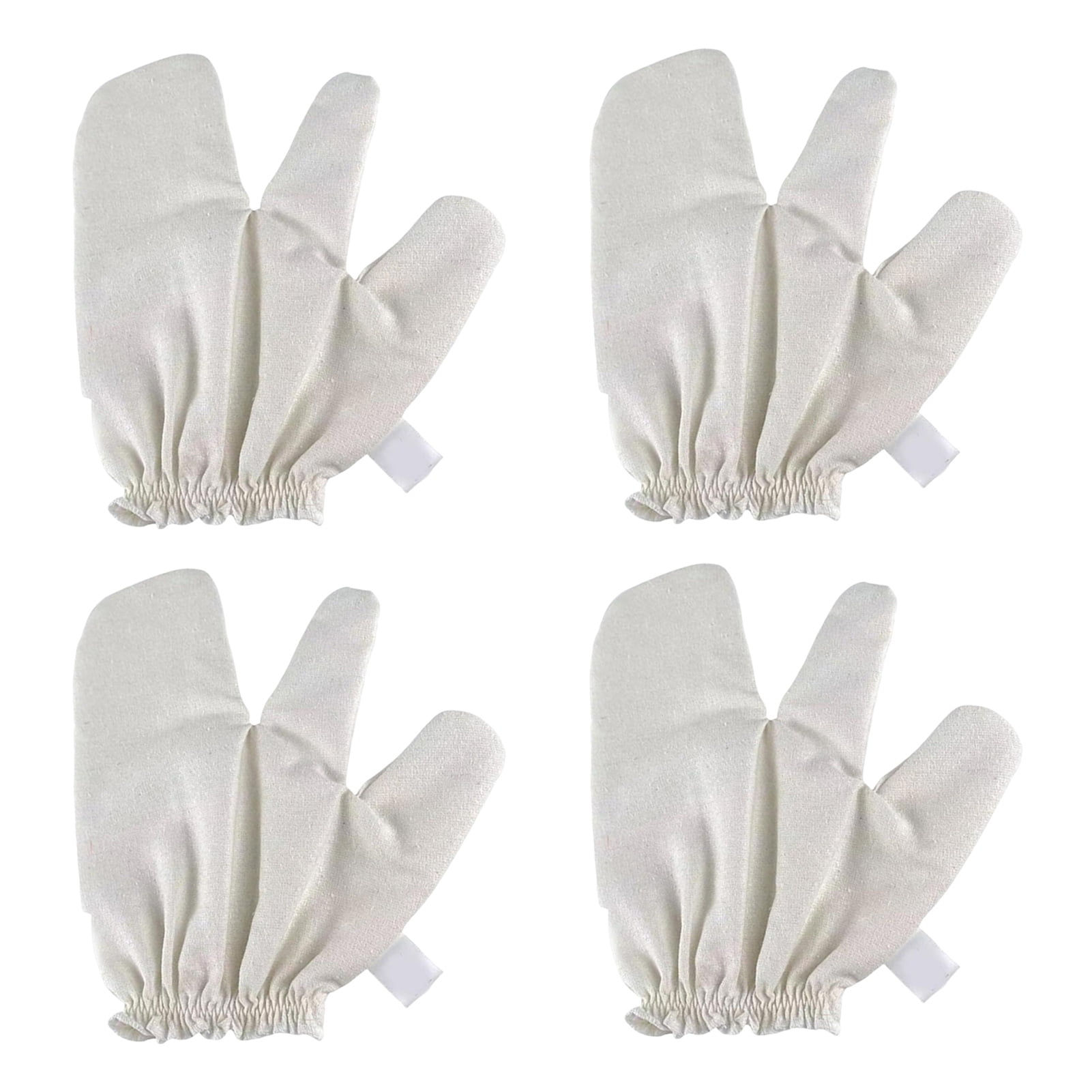 BigTiny Silk Exfoliating Gloves Mulberry Silk Bath Mitts with Elastic ...
