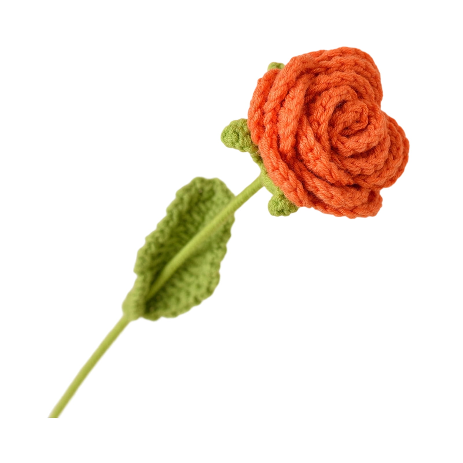 BigTiny Simulated Flowers Handmade Scented Crochet Fake Flower with ...