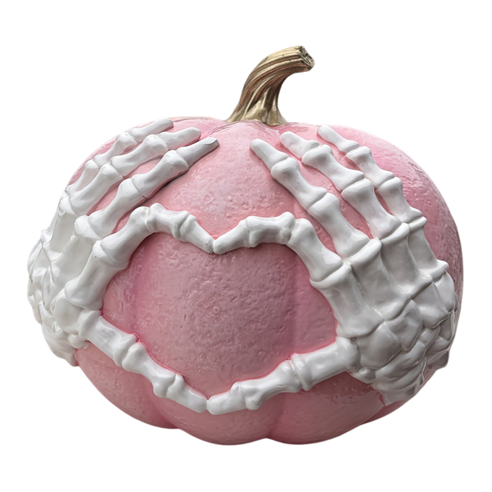 BigTiny Skeleton Hand Pumpkin Figurine Resin Halloween Pumpkin Statue ...