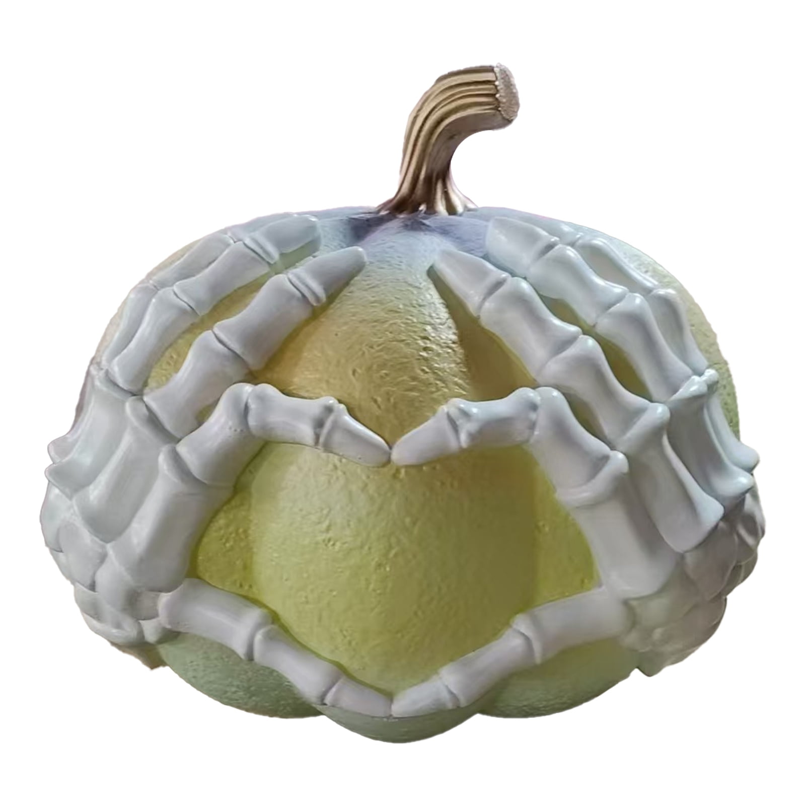 BigTiny Skeleton Hand Pumpkin Figurine Resin Halloween Pumpkin Statue ...