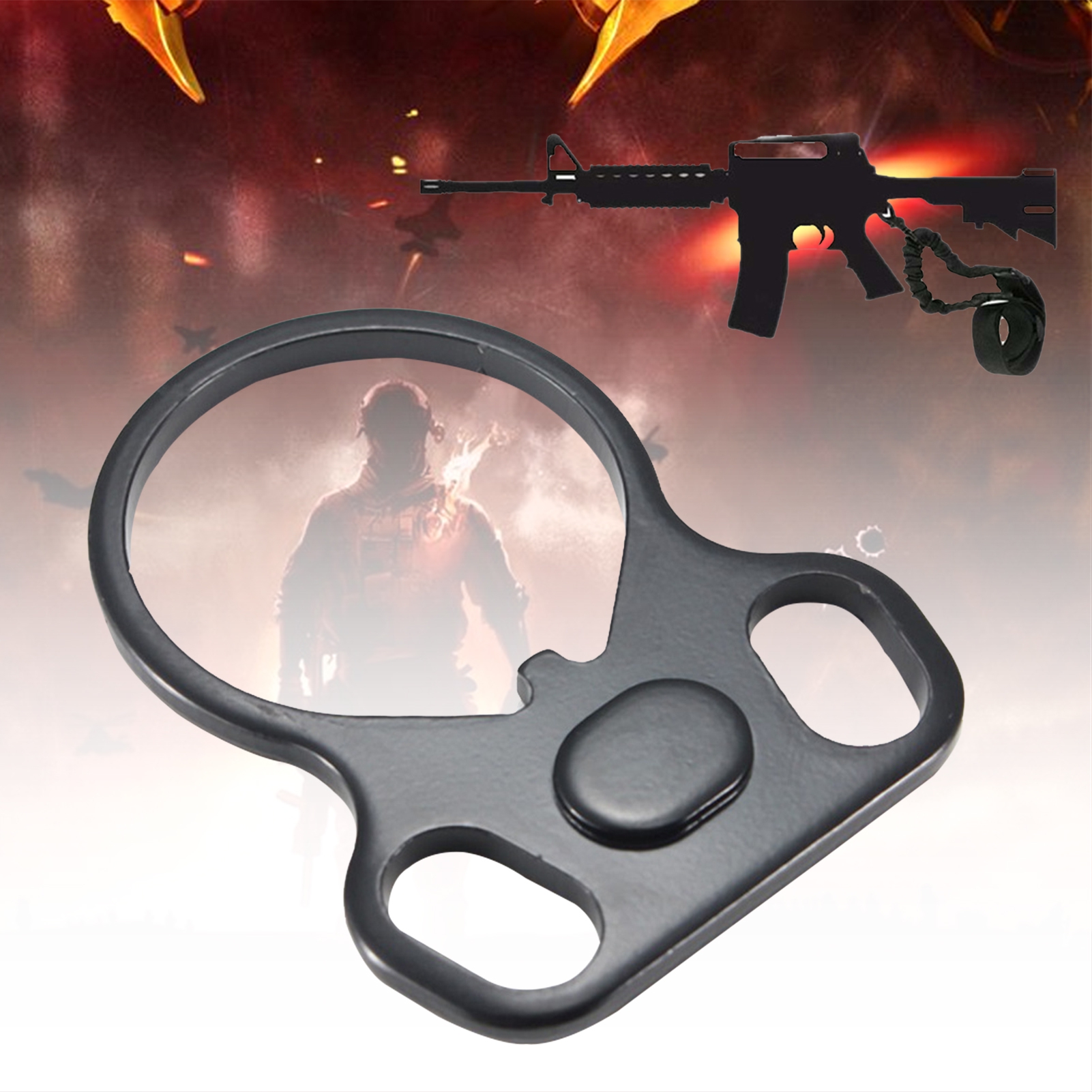 BigTiny Sling Plate Two-ring Long-time Use Standard Steel Sling Loop ...