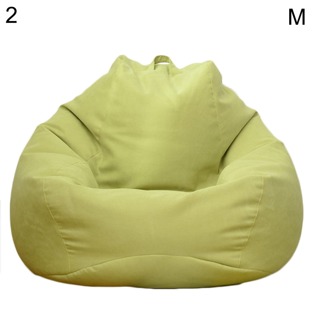 BigTiny Solid Color Cloth Lazy Lounger Bean Bag Sack Chair Sofa Dust ...
