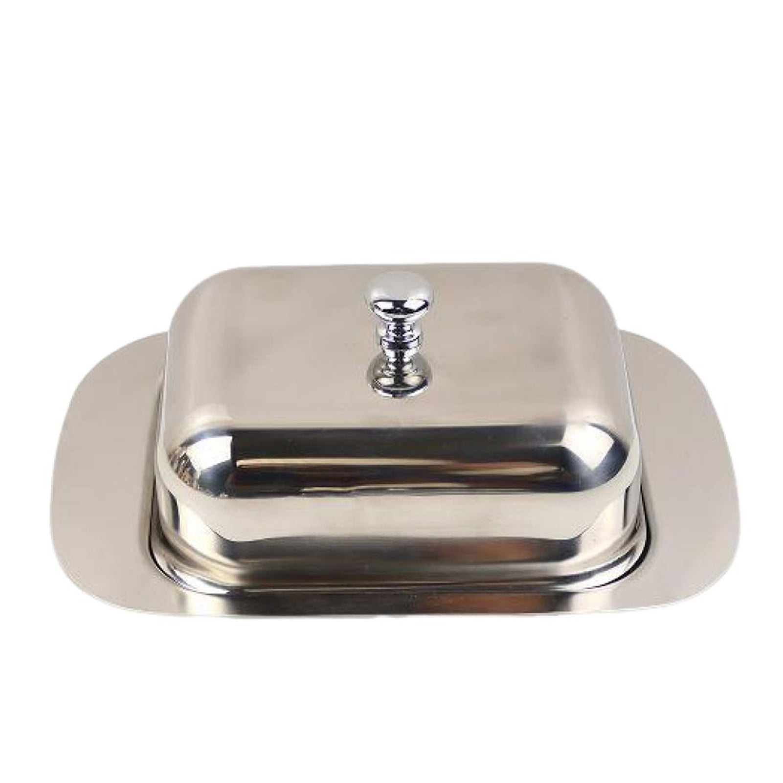 BigTiny Stainless Steel Butter Box with Lid Airtight Butter Dish for ...