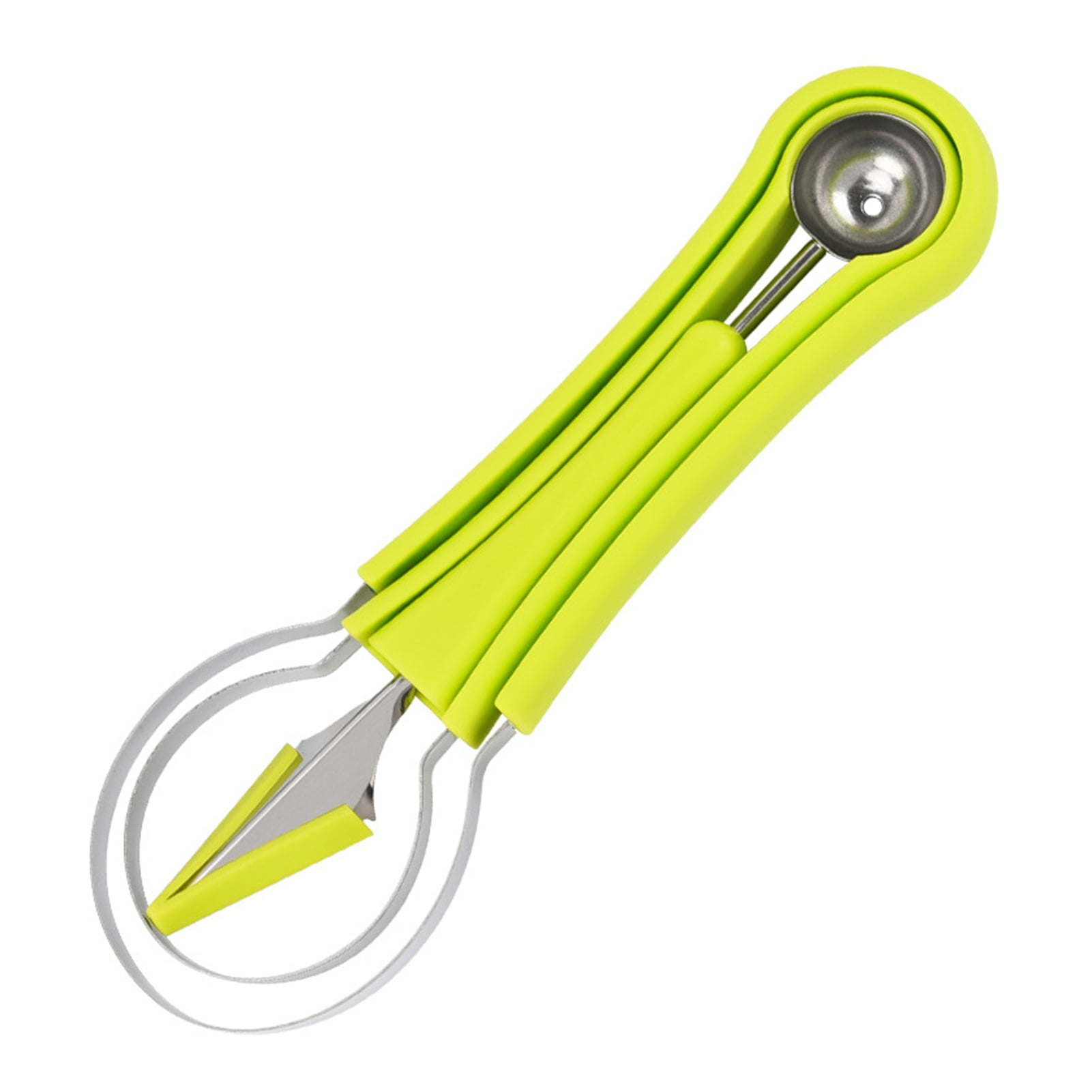 BigTiny Stainless Steel Fruit Baller 4-in-1 Melon Ball Spoon Carving ...