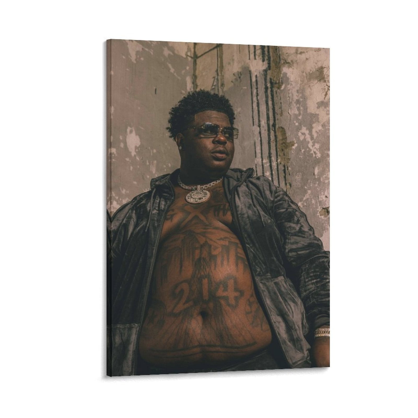 BigXthaPlug Art RAPPER Cool Poster Painting On Canvas Wall Art Poster ...