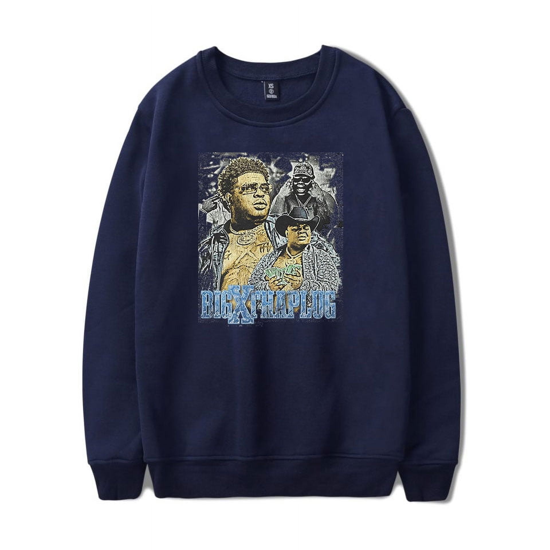 BigXthaPlug Merch Long Sleeve Crewneck Sweatshirt For Men/Women Winter ...