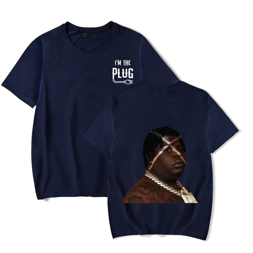 BigXthaPlug Merch T-Shirt O-neck Summer Short Sleeve Hip Hop Sports ...