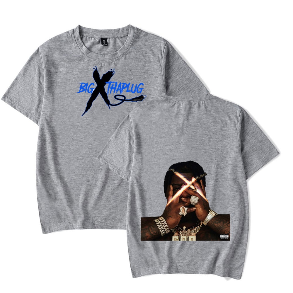 BigXthaPlug Merch T-Shirt Unisex Fashion O-neck Rapper Casual Short ...