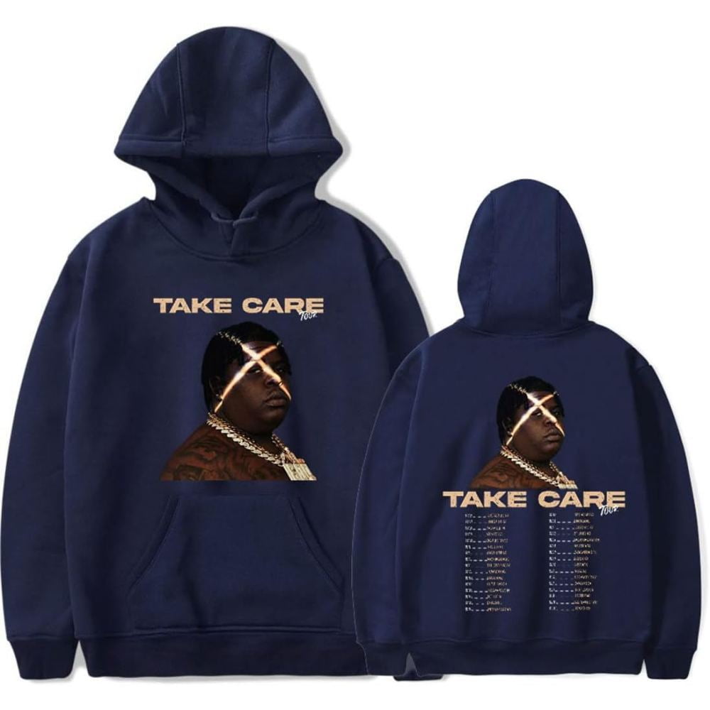 BigXthaPlug Take Care Tour 2024 Merch Hoodie Pockets Drawstring Unisex ...