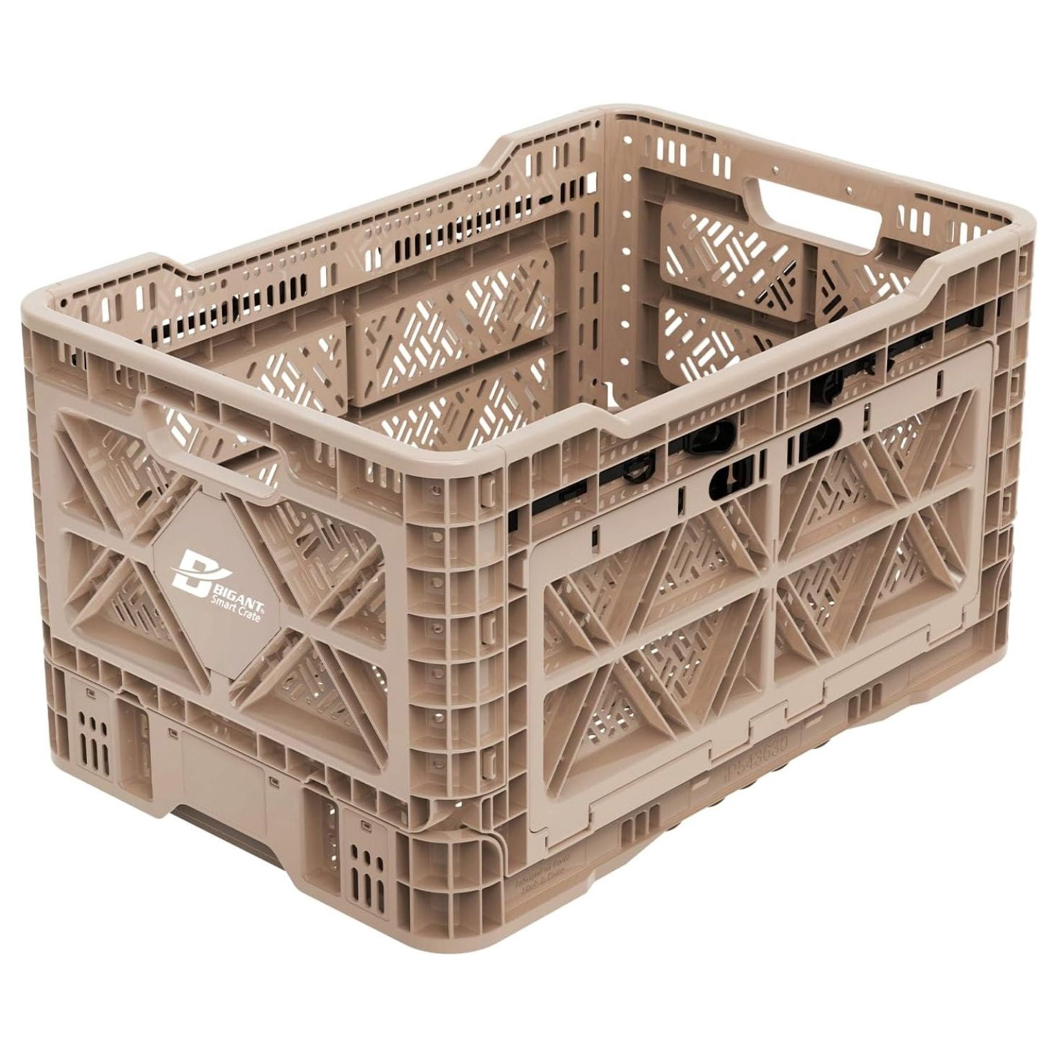 Stackable Storage Containers 34 Quart - 2-Pack Foldable Plastic Bins ...