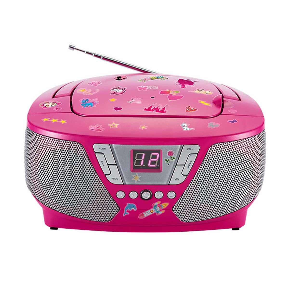 Bigben Interactive CD60RSSTICK Portable CD player Pink - CD Player (FM ...