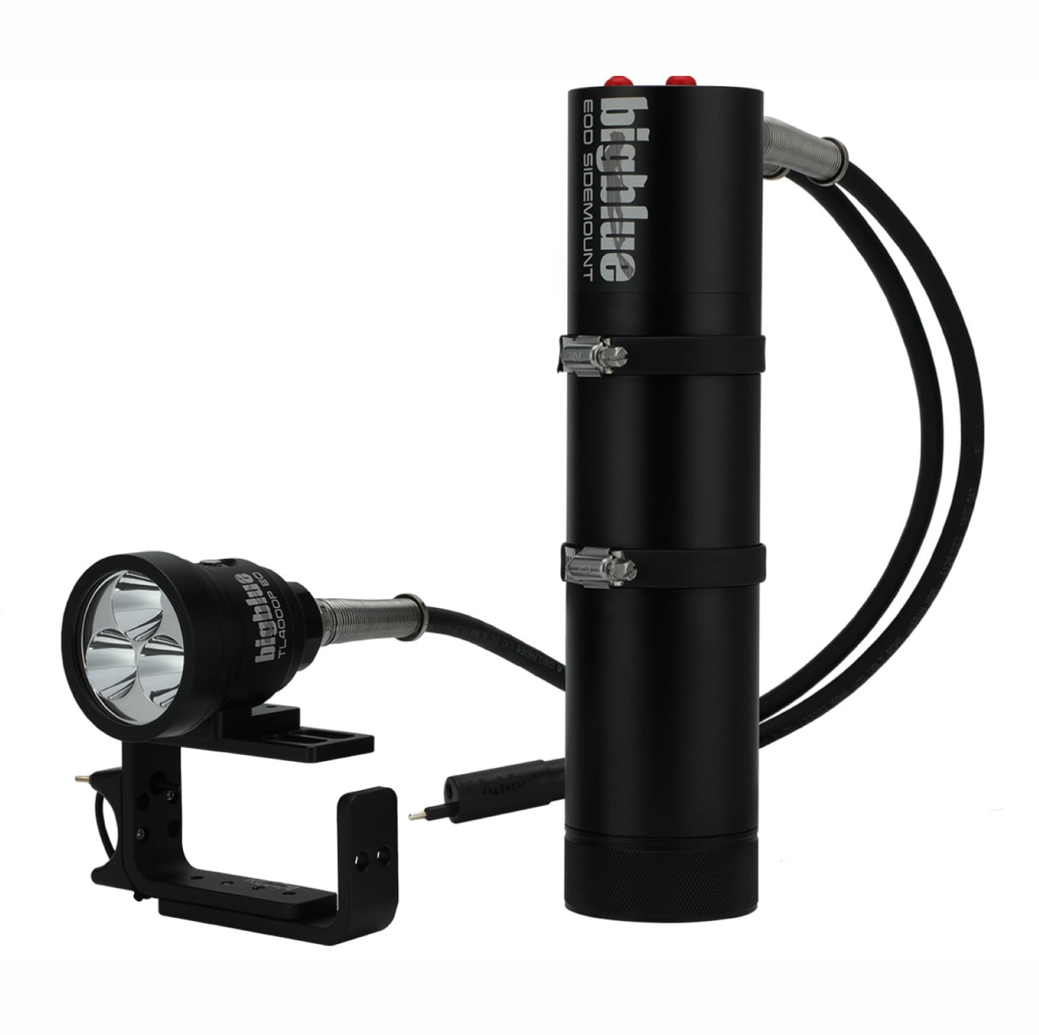 Bigblue 4000 Lumen Narrow Beam Technical Light EOD Cord - Sidemount ...