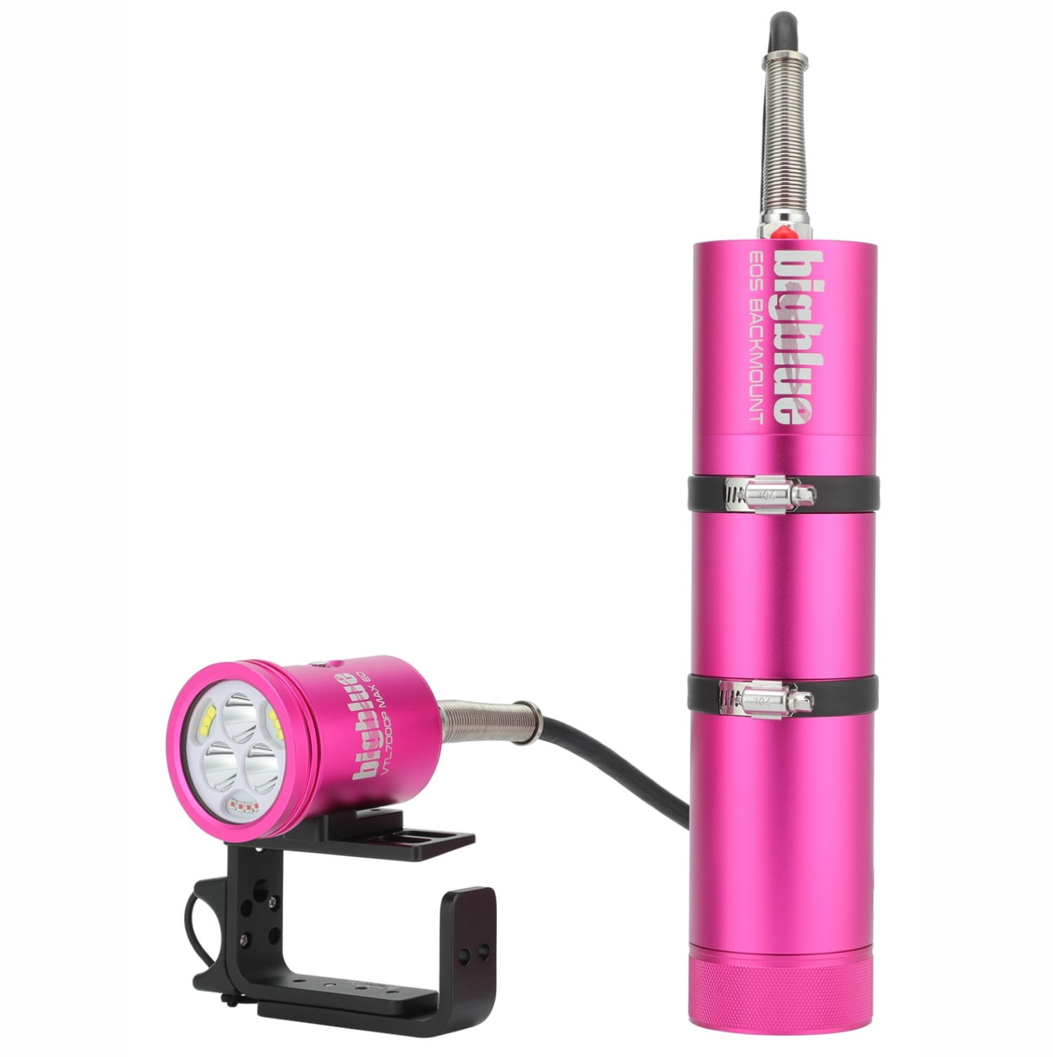 Bigblue 7000 Lumen Wide Beam + 2900 Lumen Canister Light EOD Cord ...