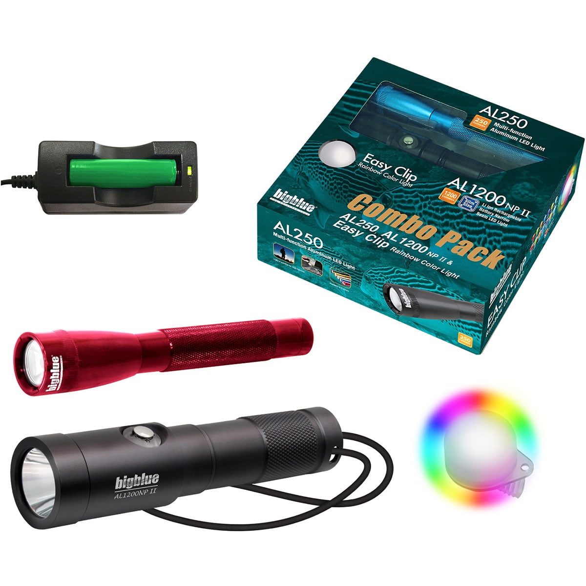 Bigblue Bigblue AL1200NP-II, AL250 & Easy Clip Rainbow Combo Pack ...