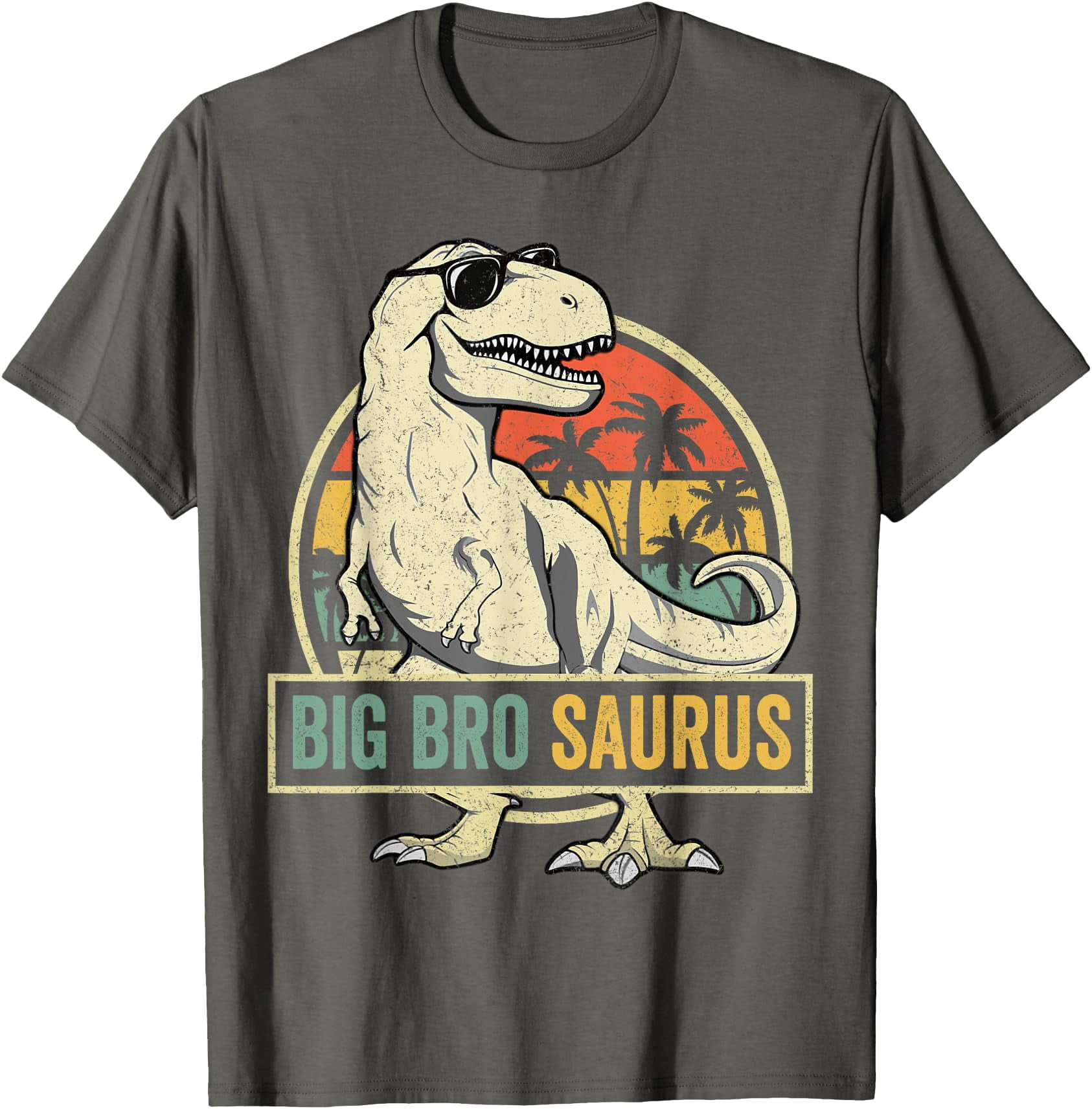 Bigbrosaurus T Rex Dinosaur Big Bro Saurus Brother Family Unisex T ...
