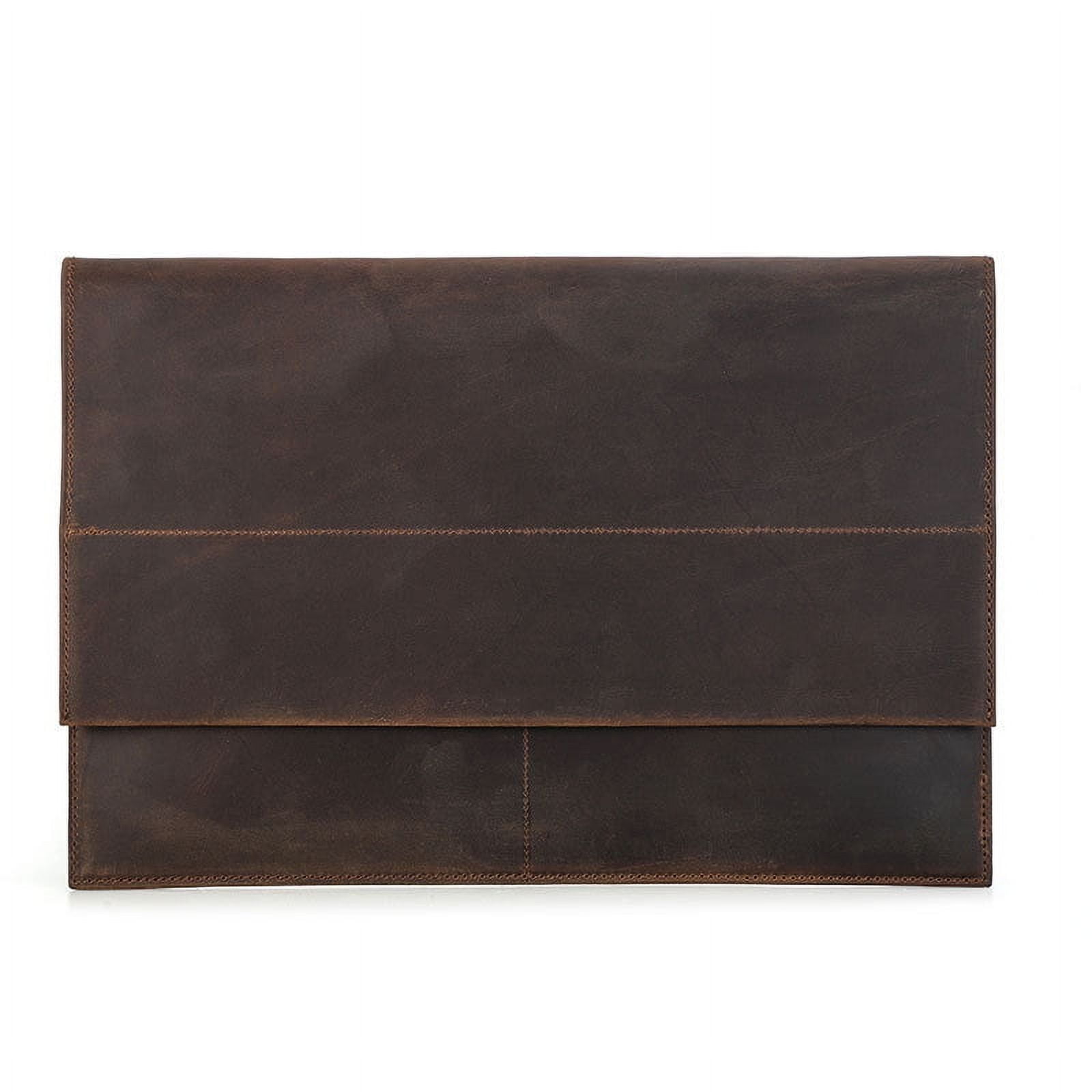 Bigcan Genuine Leather MacBook Pro Case – Customizable 14.2-inch Sleeve ...