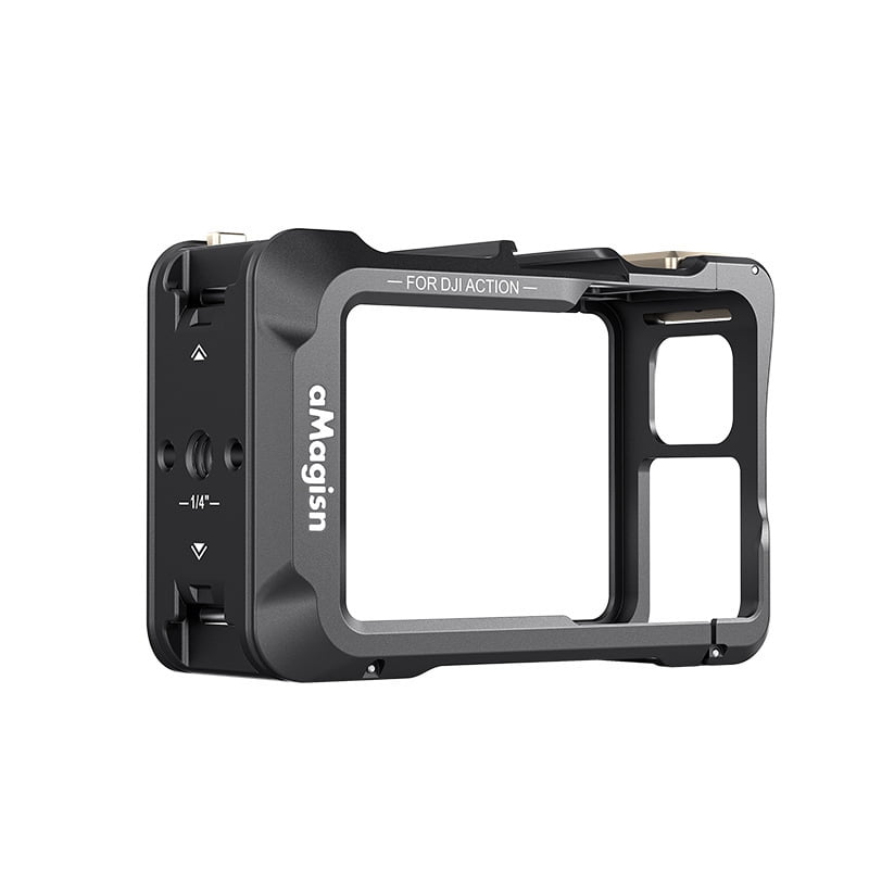 Bigcan Metal Cage Frame for DJI Action 5 Pro/4/3 – Lightweight Aluminum ...