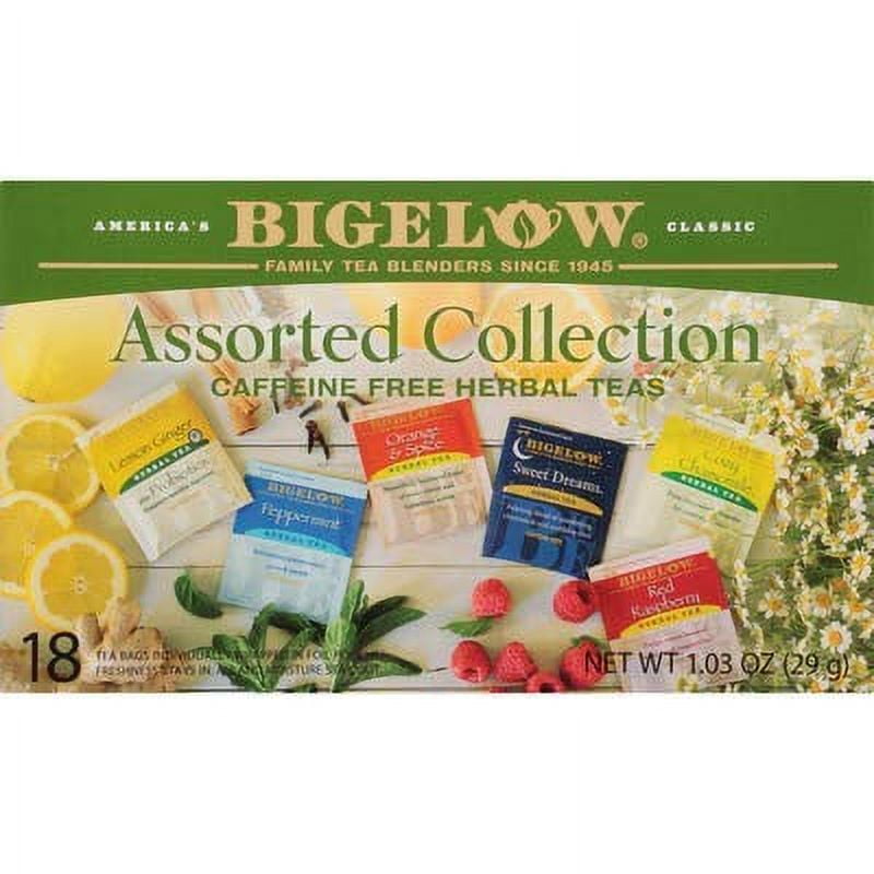 Bigelow Assorted Collection Herbal Teas, 18 Count (Pack Of 2) - Walmart.com