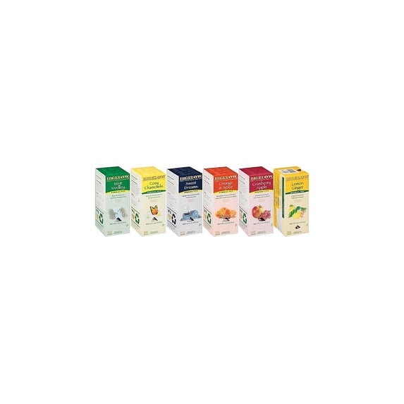 Bigelow Assorted Herbal Tea Bags 28/Pack 6 Packs/Carton (17578 ...