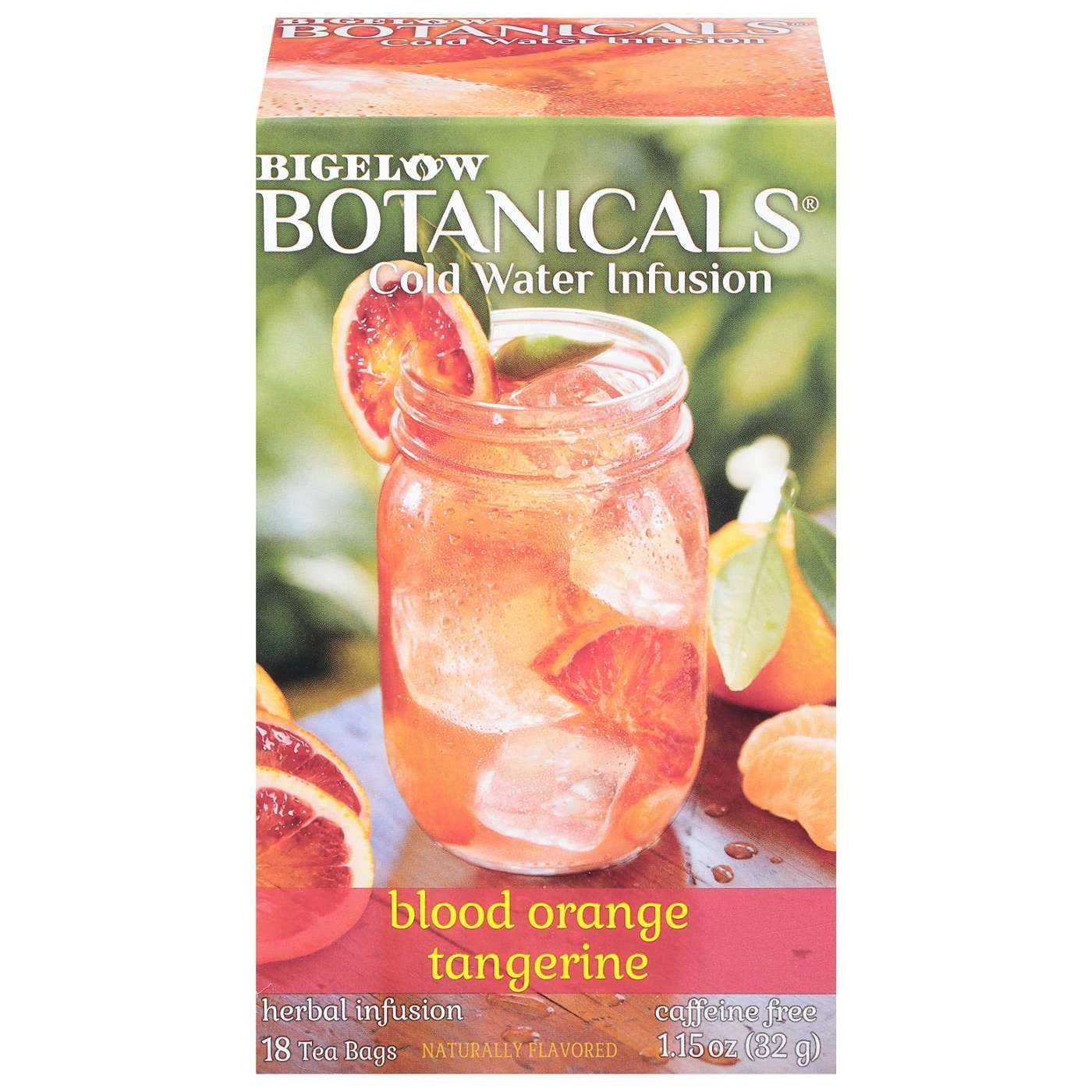 Bigelow Botanicals Blood Orange Tangerine Cold Water Infusion 18 ct ...