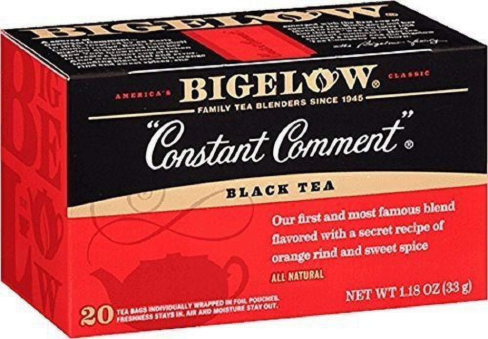 Bigelow Constant Comment Black Tea, Orange Rind and Sweet Spices, 20 ...