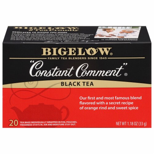Bigelow Constant Comment Tea Bags 20 ct - Pack of 2 - Walmart Business ...