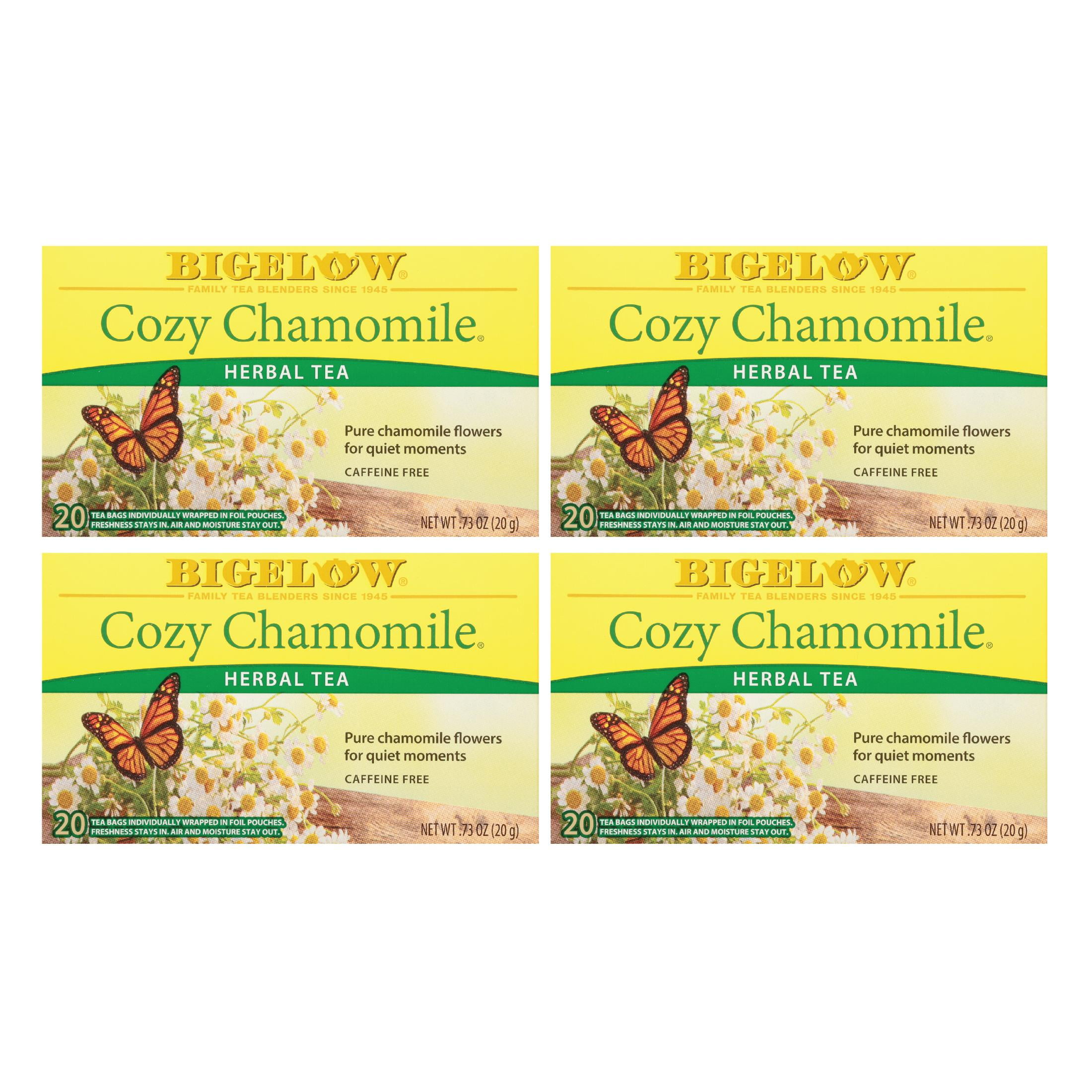 Bigelow Cozy Chamomile, Decaffeinated Herbal Tea Bags, 80 Count (4 ...