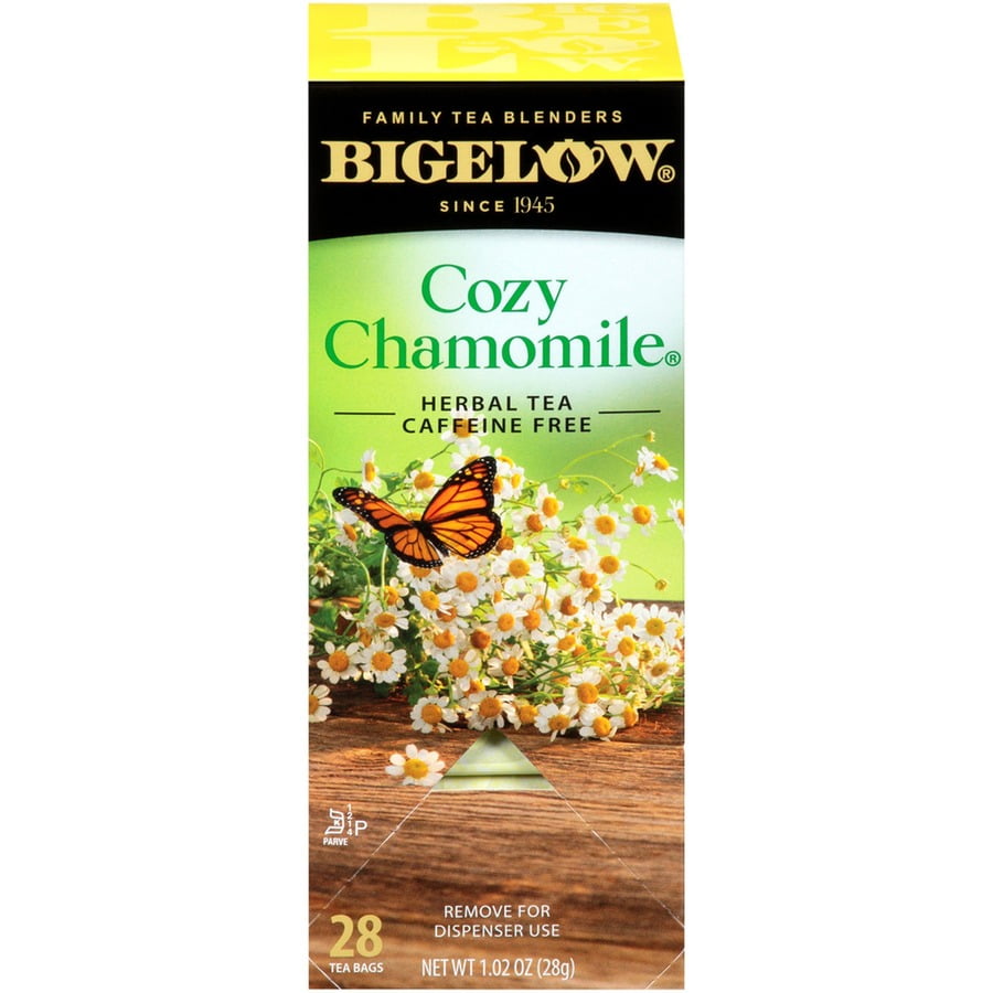 Bigelow Cozy Chamomile Herbal Tea Bags, 28 count, 1.02 oz - Walmart.com