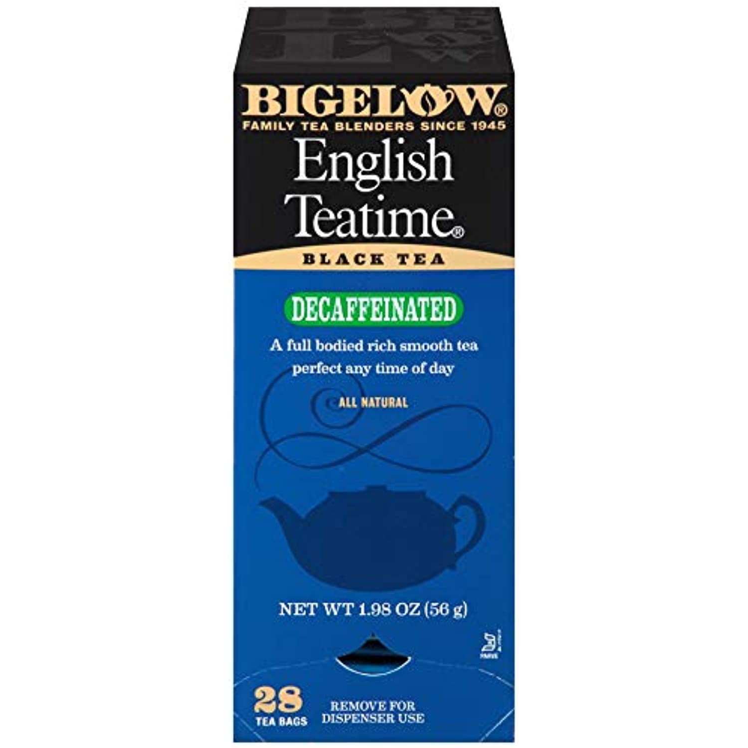 Bigelow Decaffeinated English Teatime Tea 28-Count Box (Pack Of 1 ...