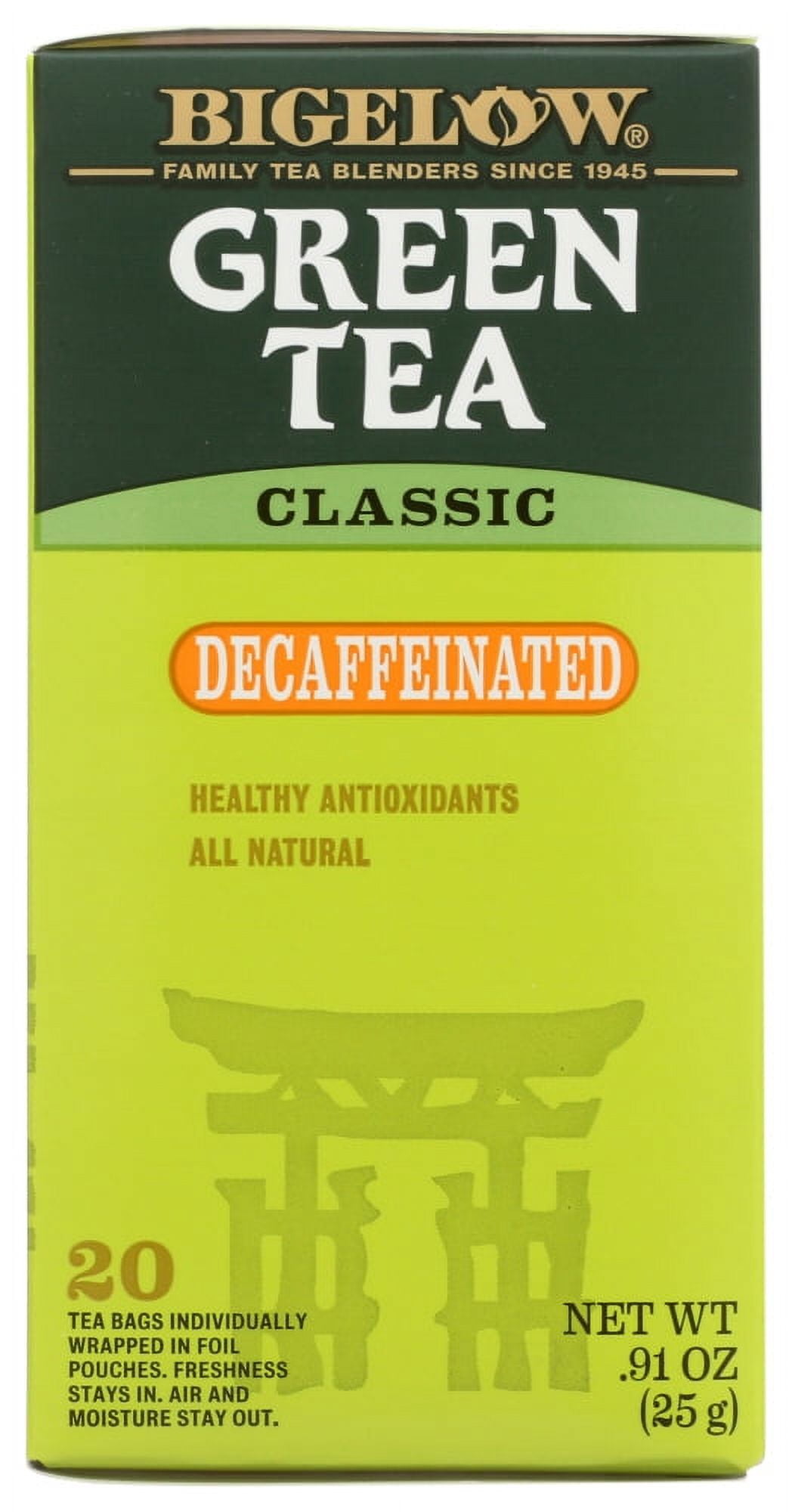 Bigelow Decaffeinated Green Tea, 20 ct. (6-Pack) 120 Total Tea Bags ...
