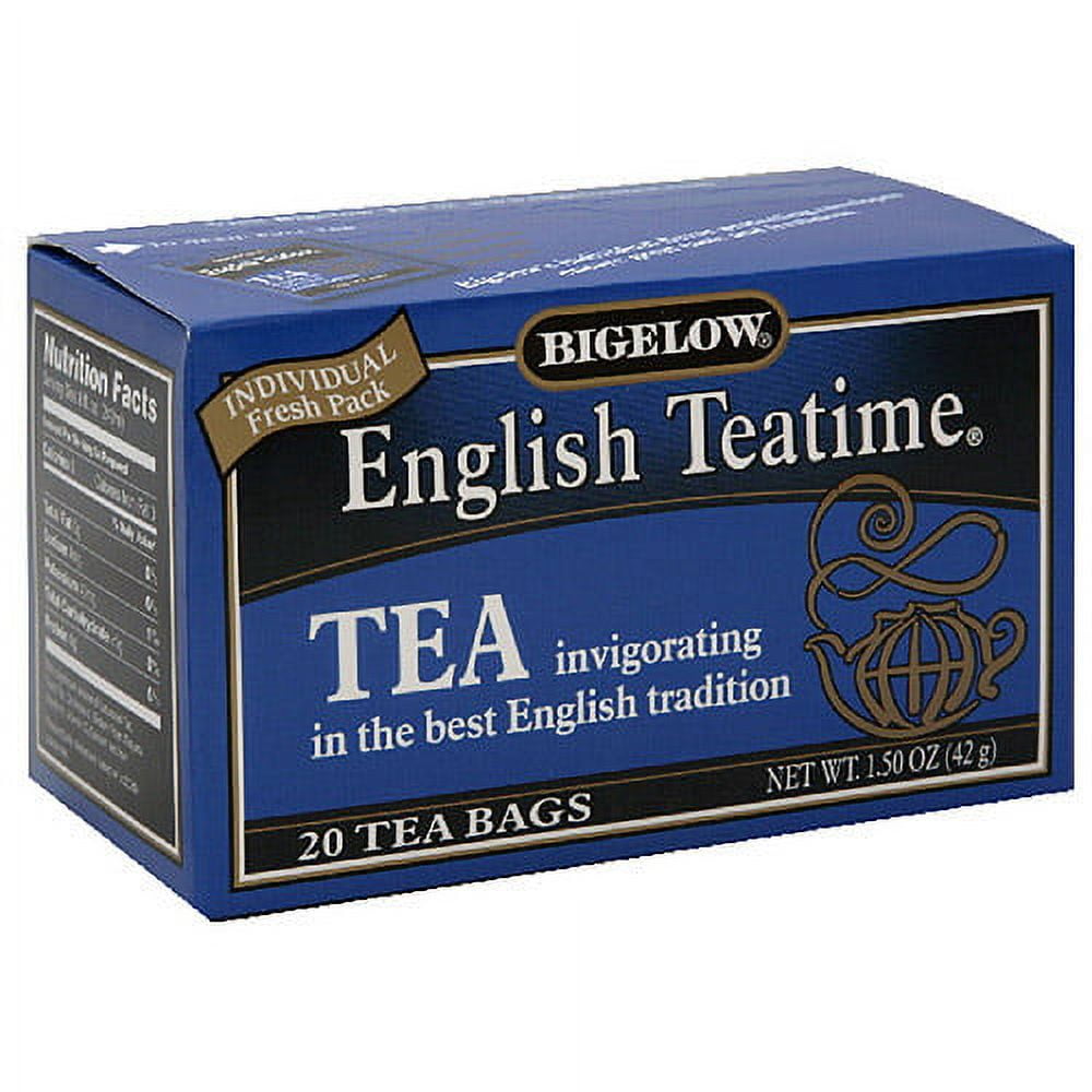 Bigelow English Teatime Tea, 1.50 oz, 20ct (Pack of 6) - Walmart.com