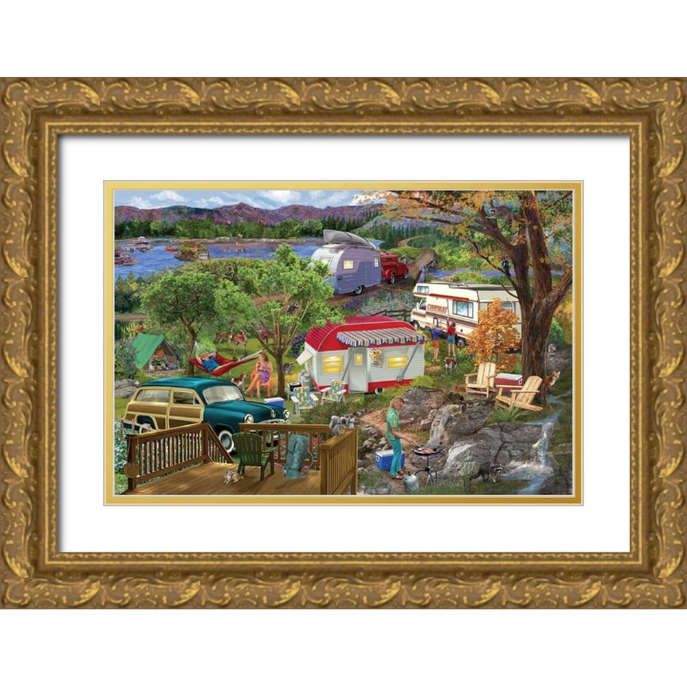 Bigelow Illustrations- Exclusive 14x11 Gold Ornate Wood Framed with ...