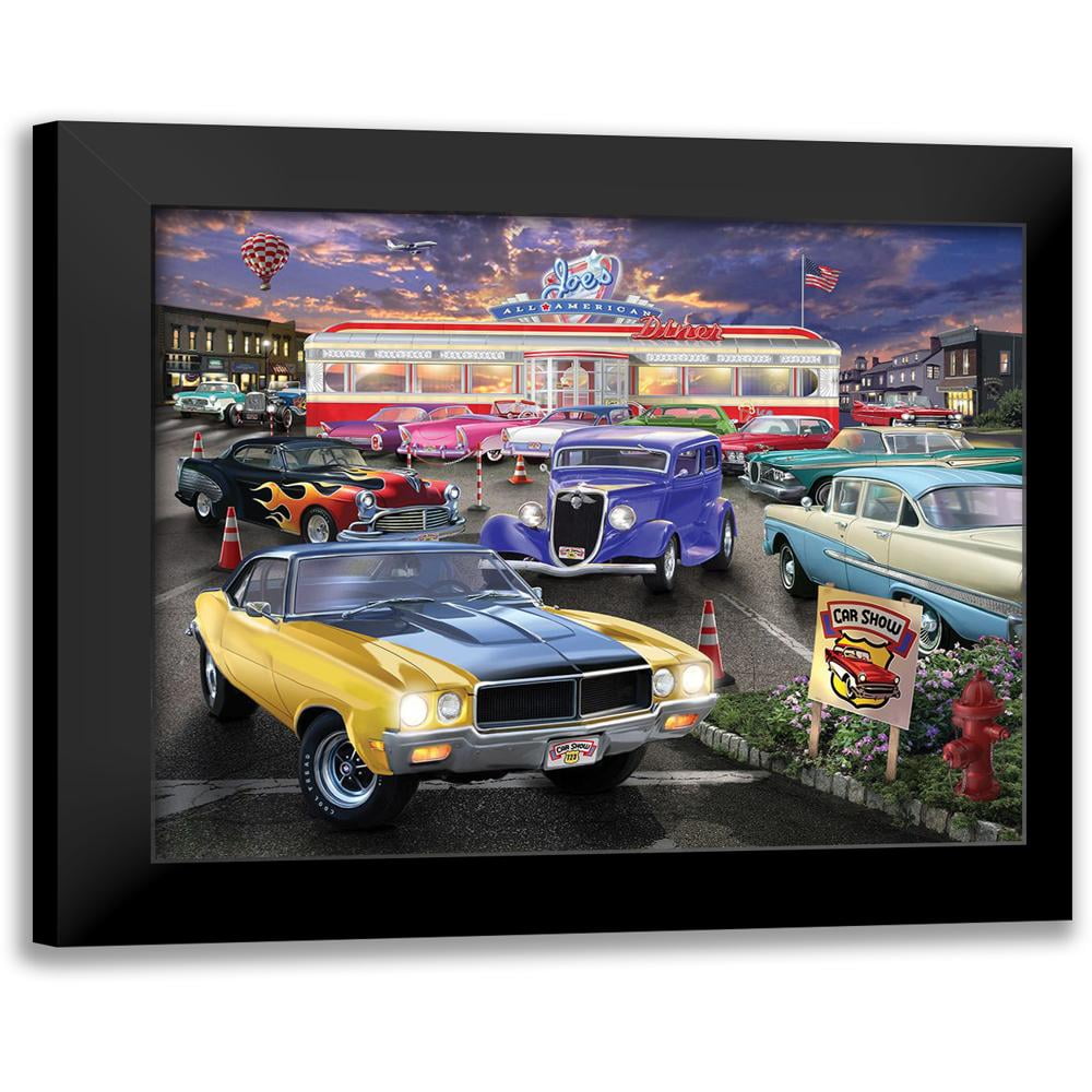 Bigelow Illustrations- Exclusive 14x12 Black Modern Framed Museum Art ...