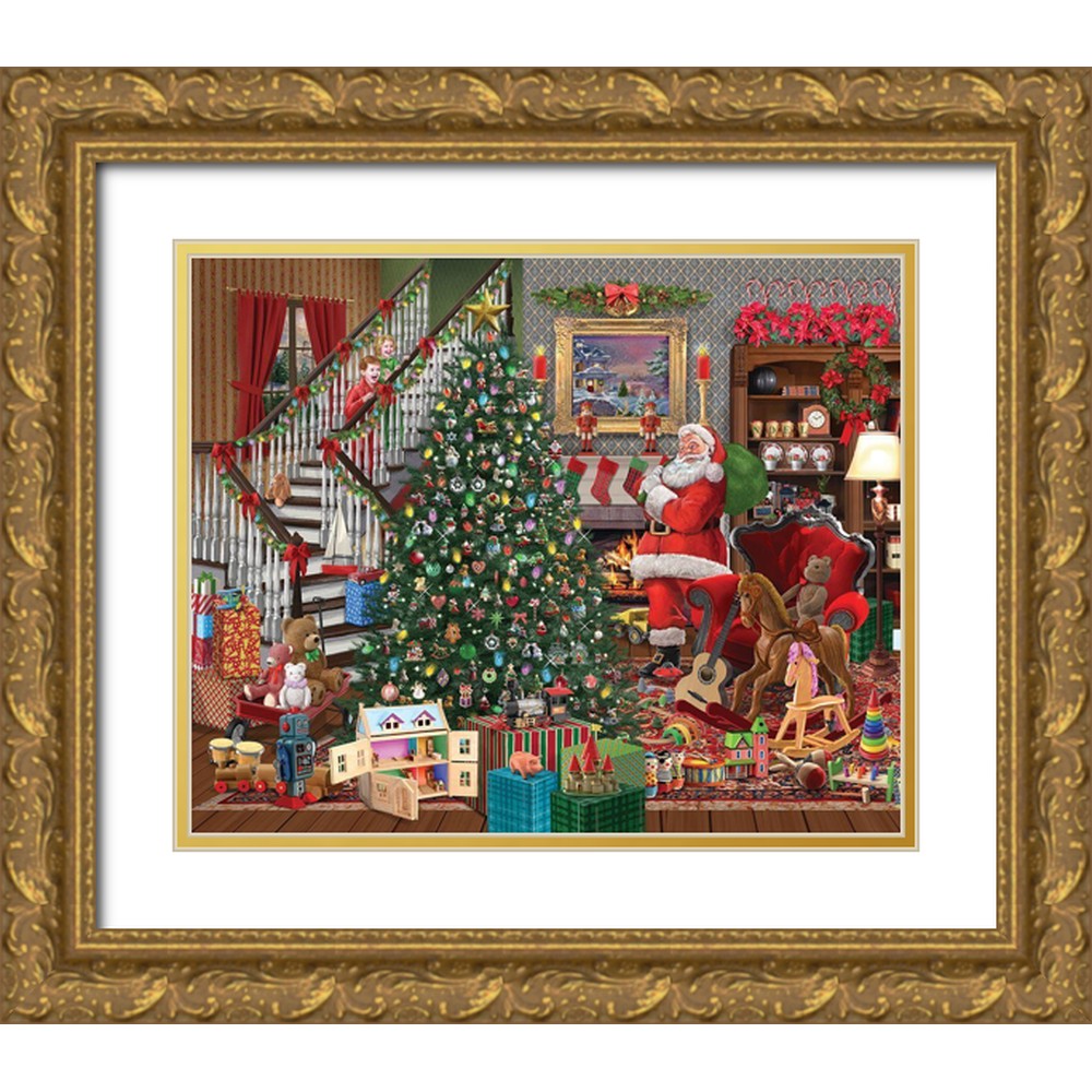 Bigelow Illustrations- Exclusive 18x15 Gold Ornate Wood Framed with ...