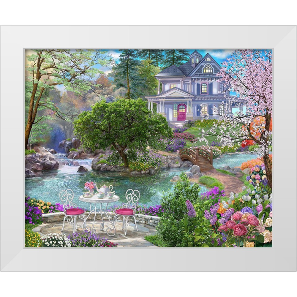 Bigelow Illustrations- Exclusive 18x15 White Modern Wood Framed Museum ...
