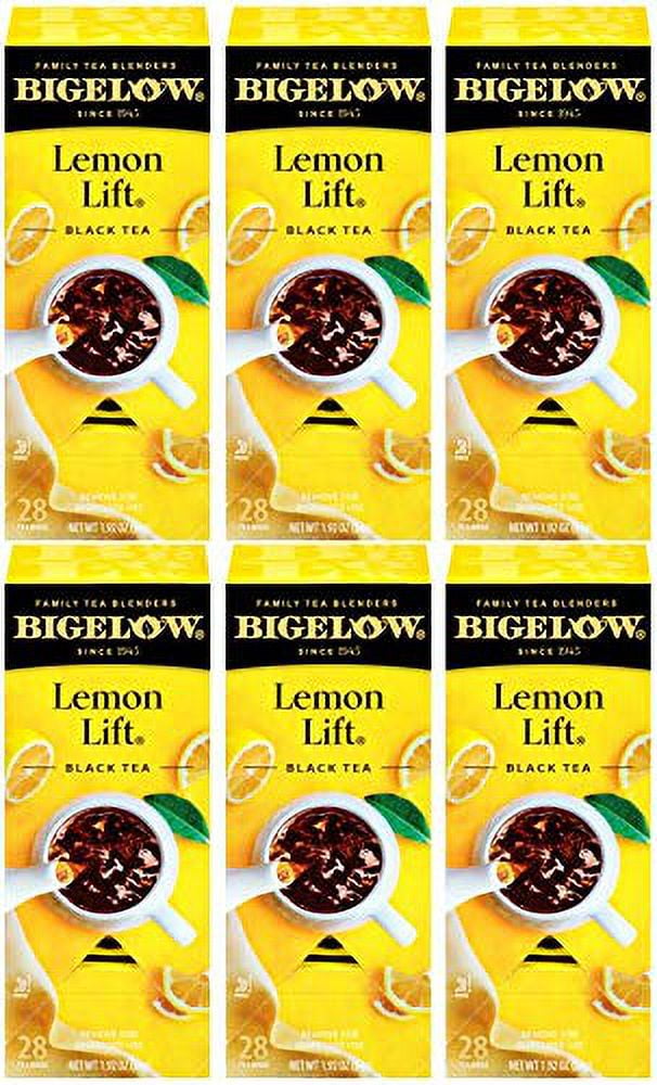Bigelow Lemon Lift Black Tea Bags 28-Count Boxes (Pack Of 6) Lemon ...