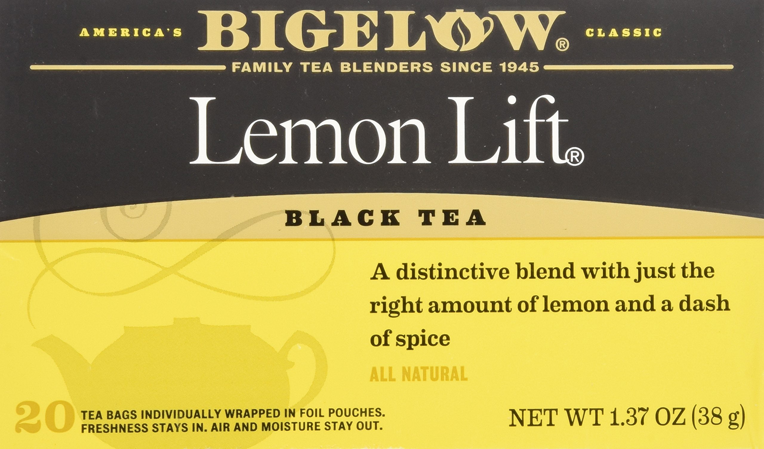 Bigelow Lemon Lift Tea (Pack Of 3) Packaging May Vary - Walmart.com