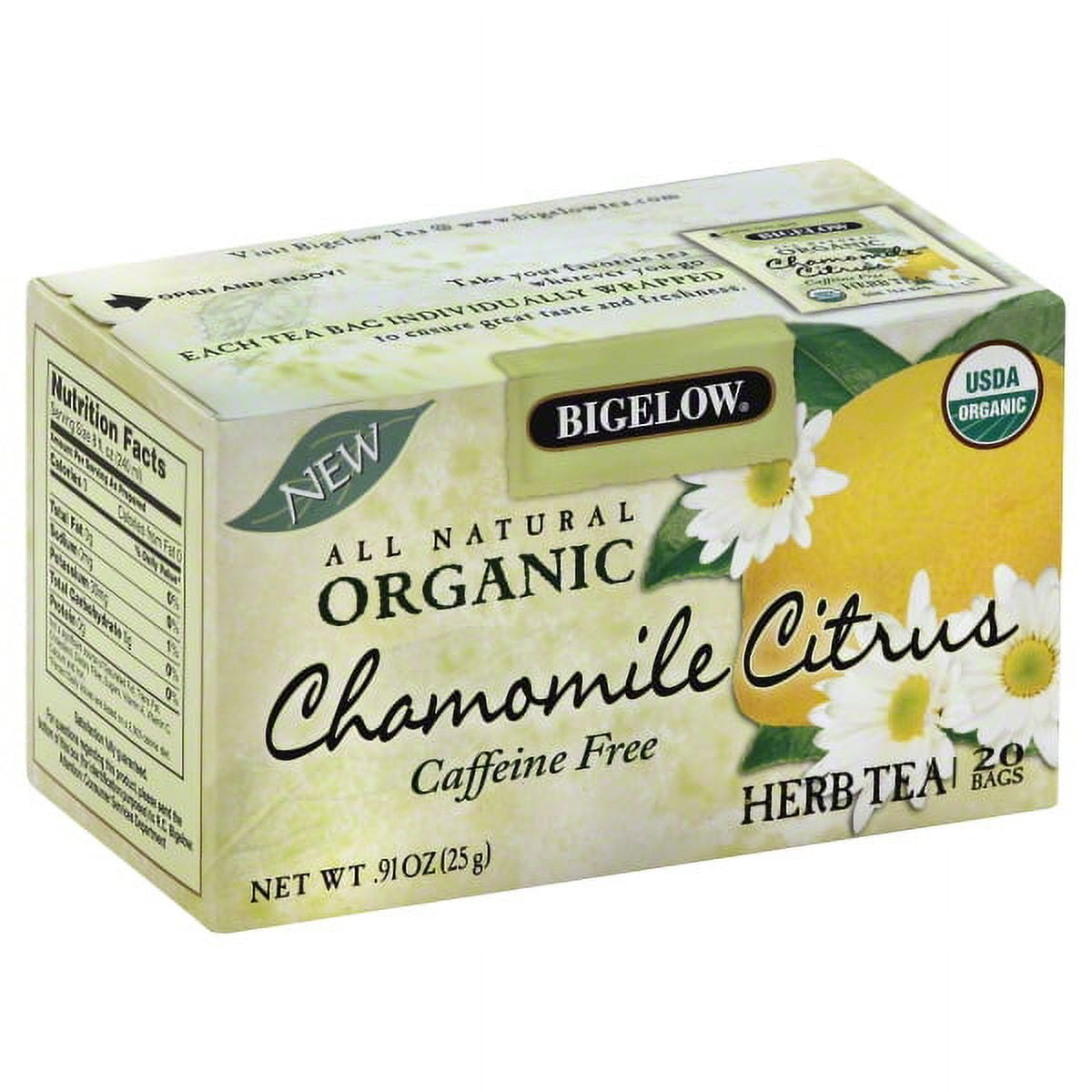 Bigelow Organic Chamomile Caffeine Free - Walmart.com