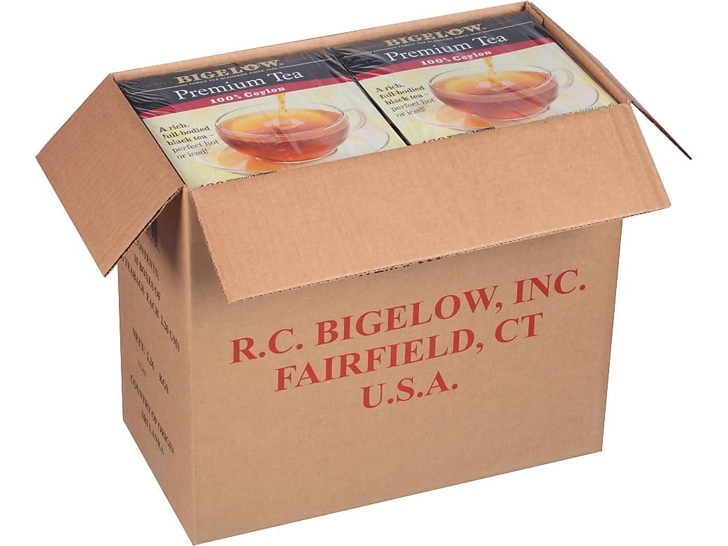Bigelow Premium Ceylon Black Tea Bags, 1000 Tea Bags/Carton (00351 ...
