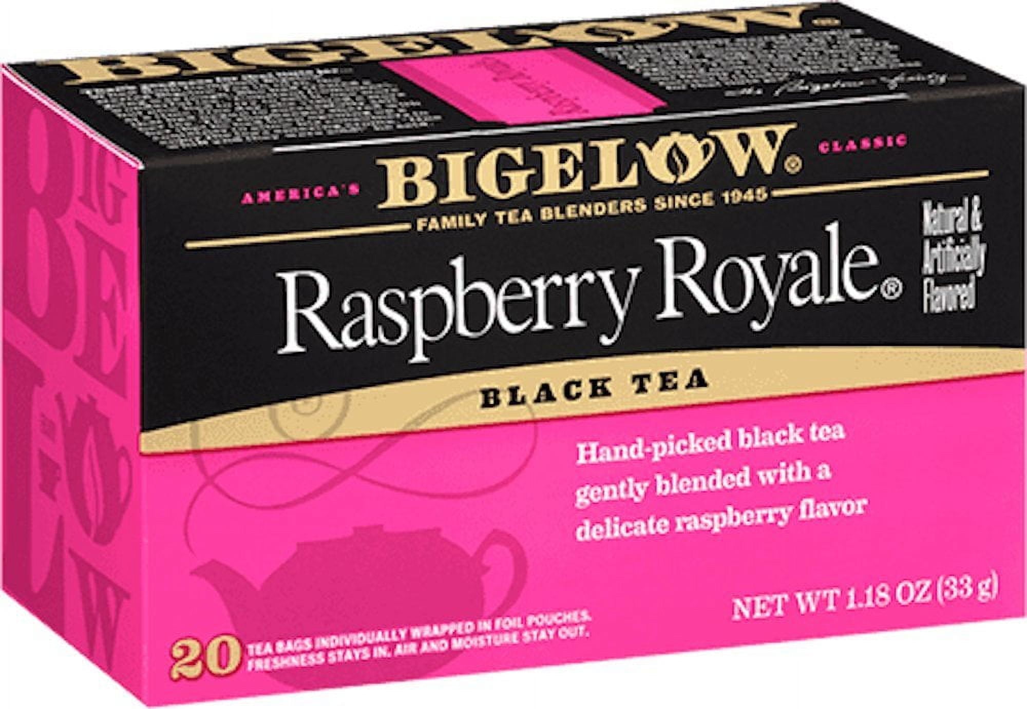 Bigelow Raspberry Royale Tea Bags - 20 ct (2 Pack) for Office - Walmart ...