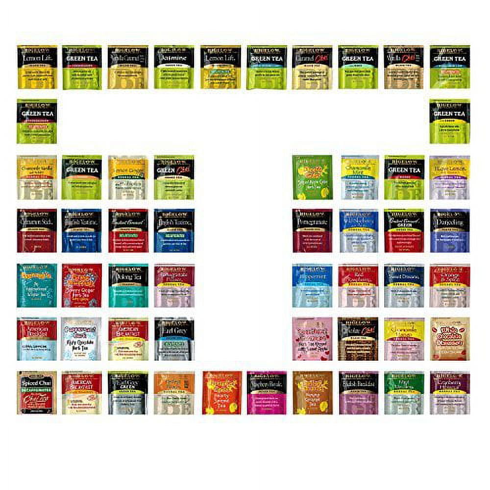 Bigelow Specialty Tea Bags, Assorted Variety Mixed Flavors, 48 ...