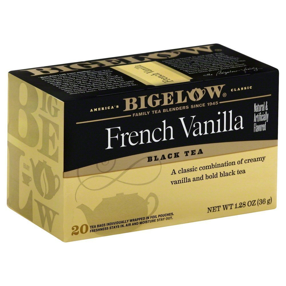 Bigelow Tea Black Tea French Vanilla - 20 Tea Bags Pack of 3 - Walmart.com