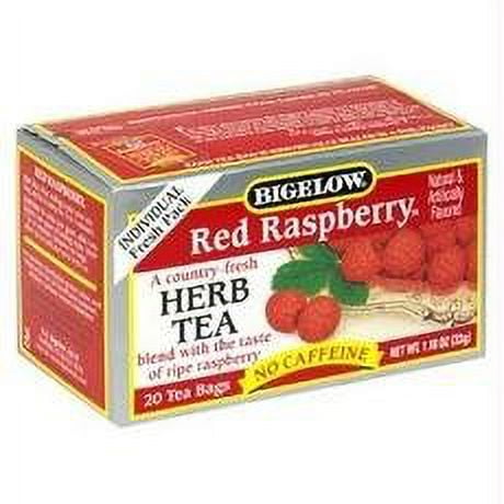 Bigelow Tea Caffeine Free Herbal Red Raspberry - 20 Tea Bags2 - Walmart.com
