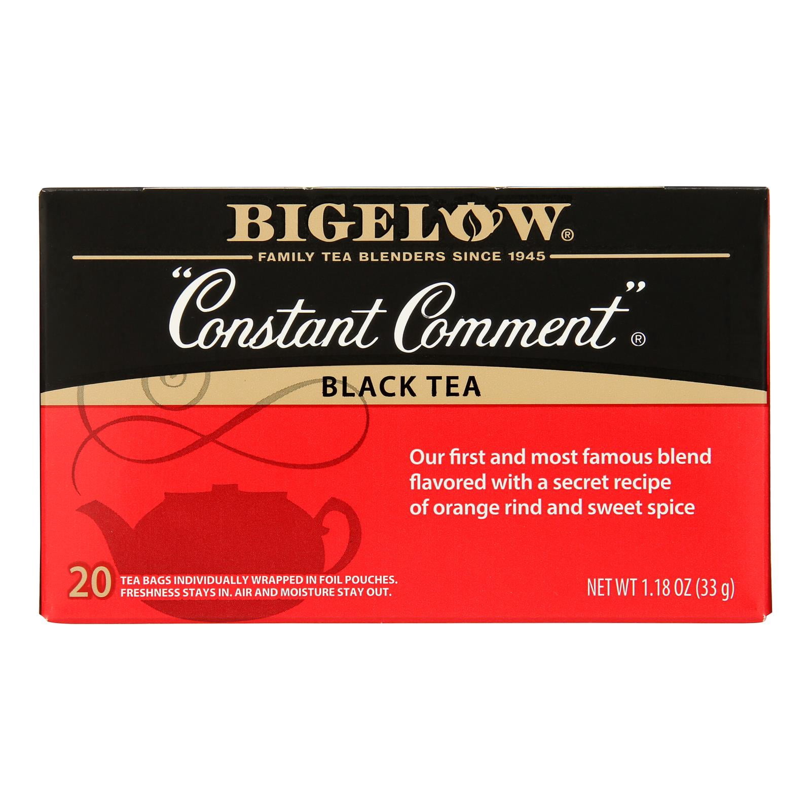 Bigelow - Tea Constant Comment Black Tea - 1.18 Oz, Case of 6 - Walmart.com