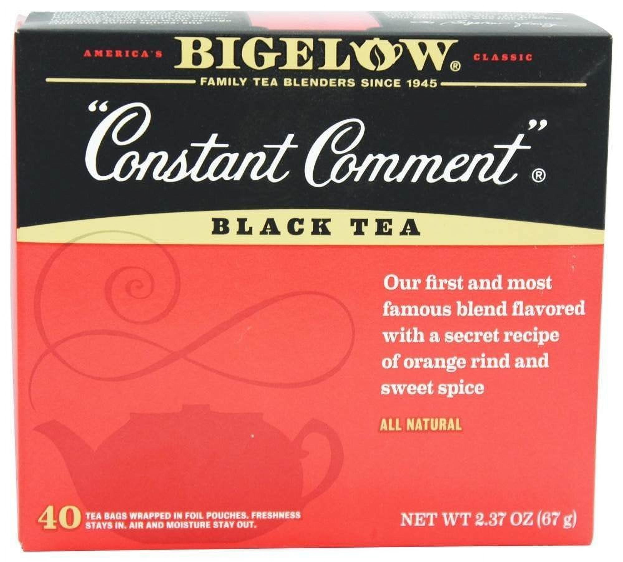 Bigelow Tea - Constant Comment Black Tea, 40 Tea Bags, Pack of 2 ...