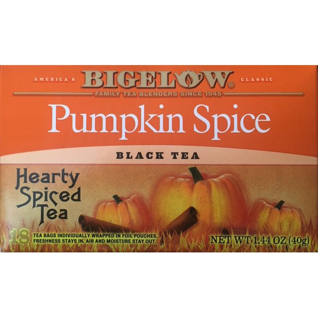 Bigelow Tea Pumpkin Spice, 1.44 oz - Walmart.com