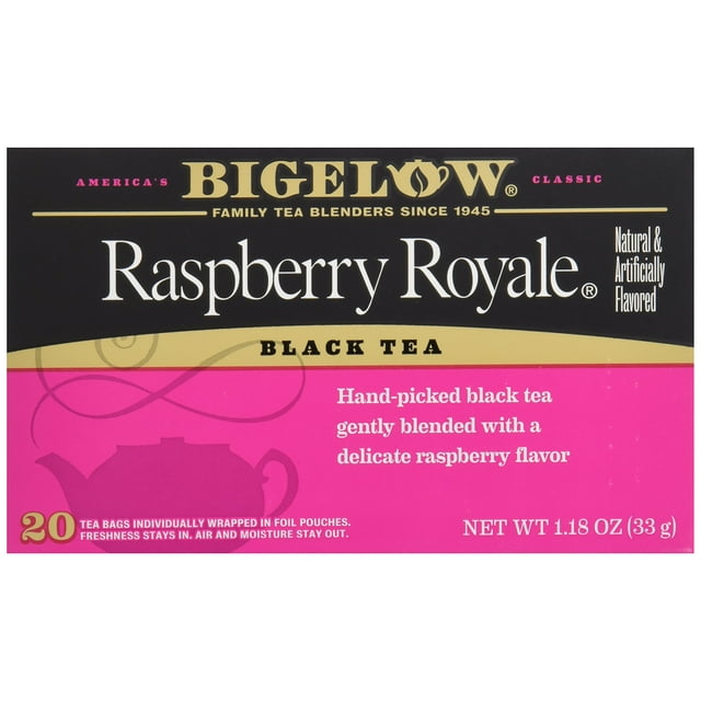 Bigelow Tea Raspberry Tea, 20 Ct - Walmart.com