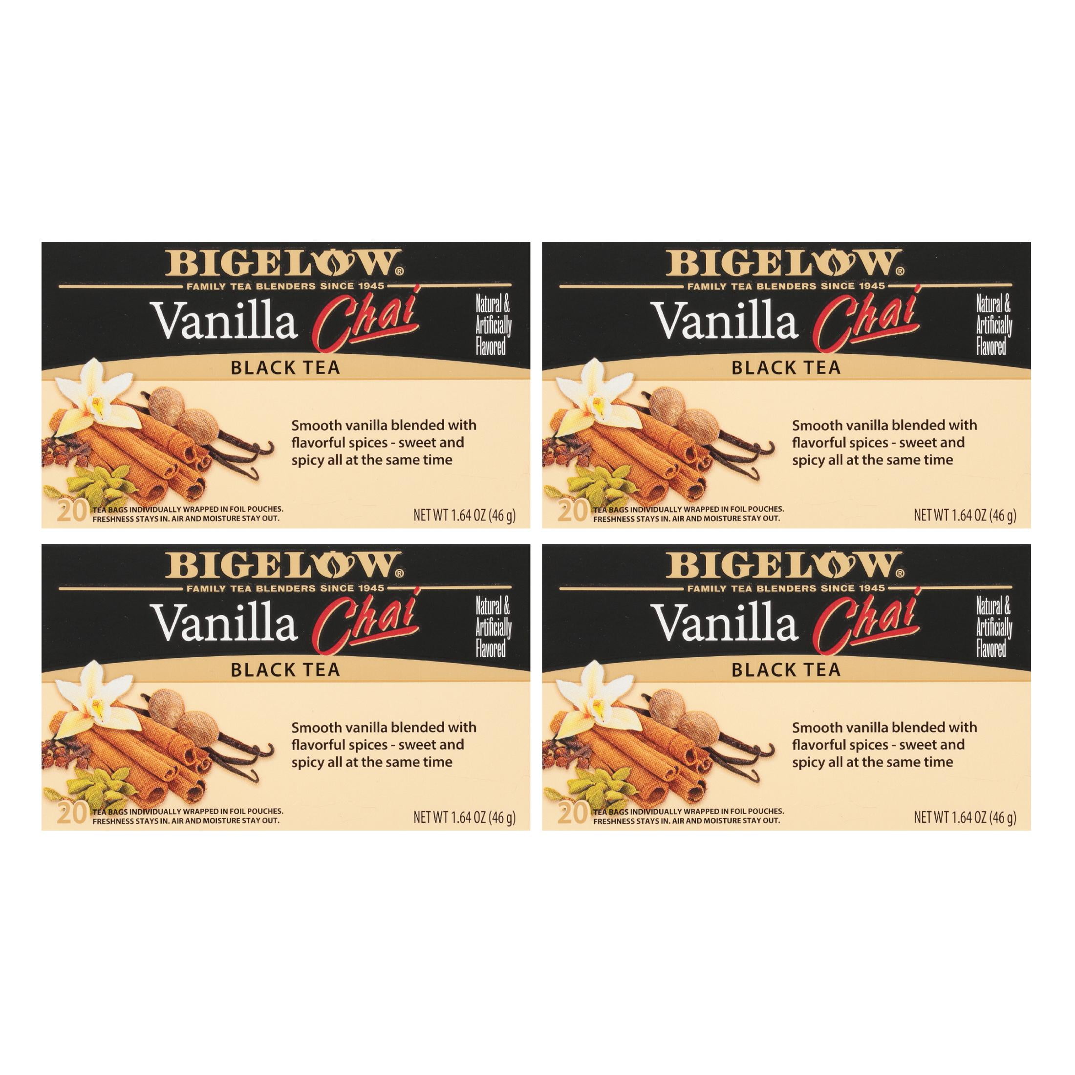 Bigelow Vanilla Chai, Black Tea Bags, 80 Count (4 Packs of 20 ...
