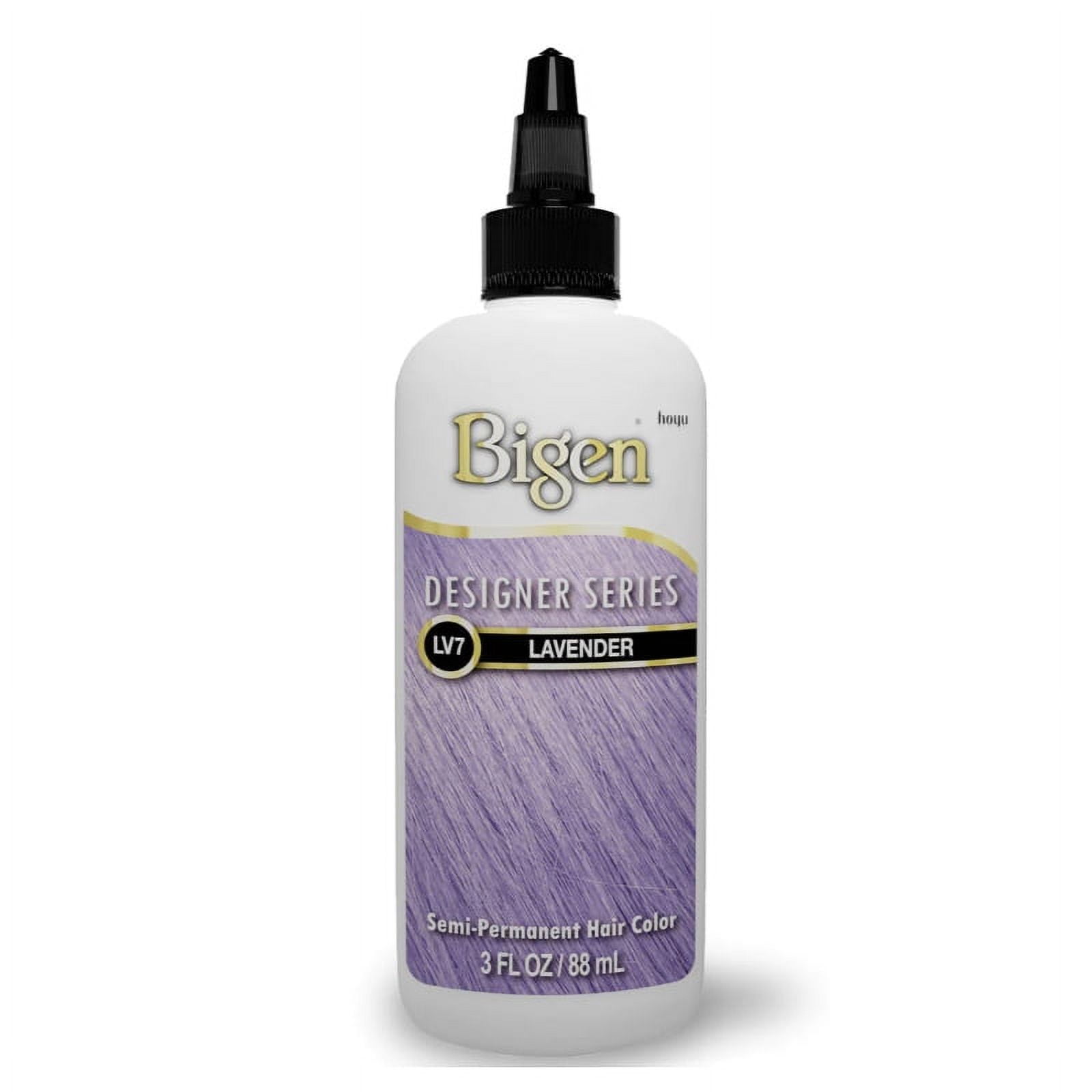 Bigen Designer Series Semi Permanent Hair Color LV7, Lavender, Pack of ...