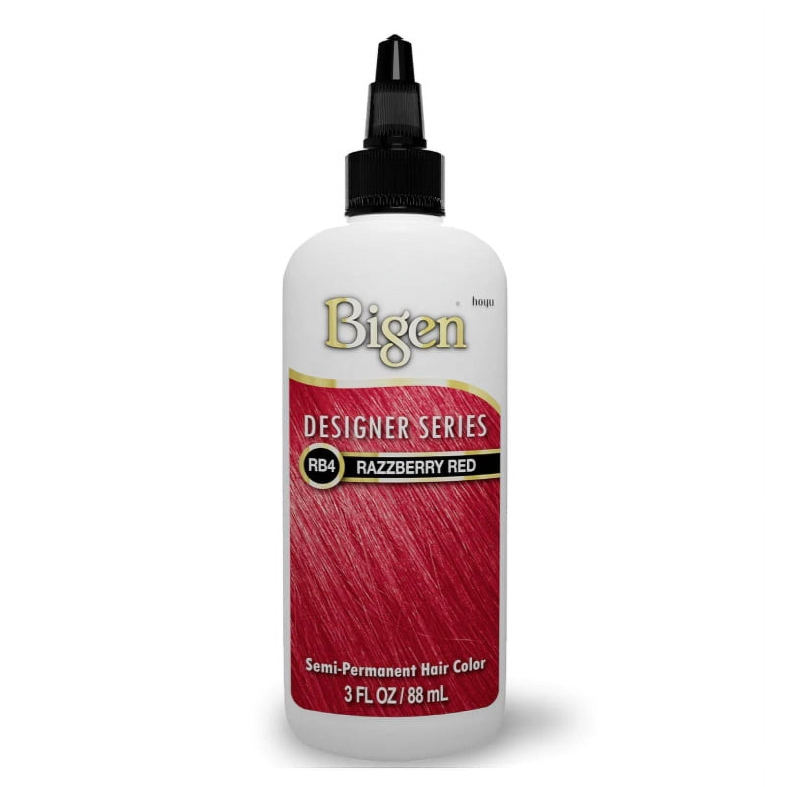 Bigen Designer Series Semi Permanent Hair Color RB4, Razzbery Red, Pack ...